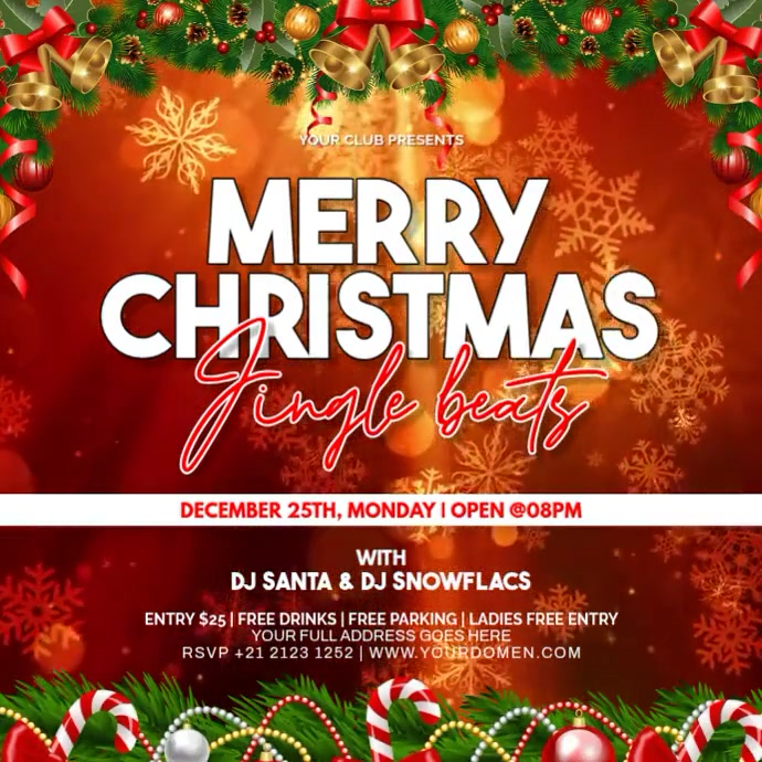 Christmas Jingal Beats Template | PosterMyWall