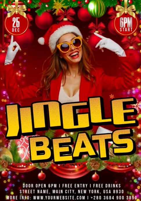 Christmas Jingles Beats Template | PosterMyWall