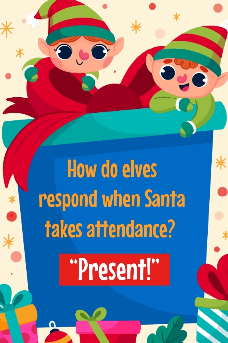 Christmas jokes Template | PosterMyWall