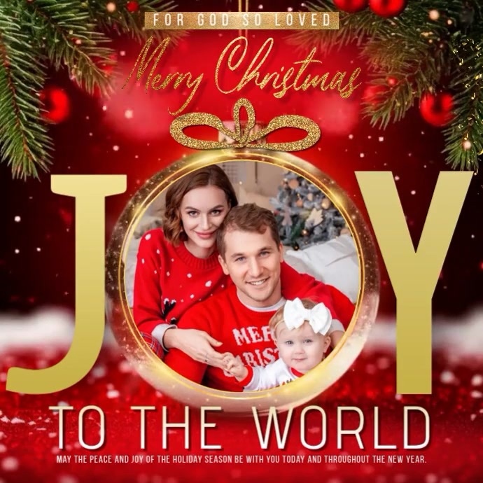 Christmas Joy Template | PosterMyWall