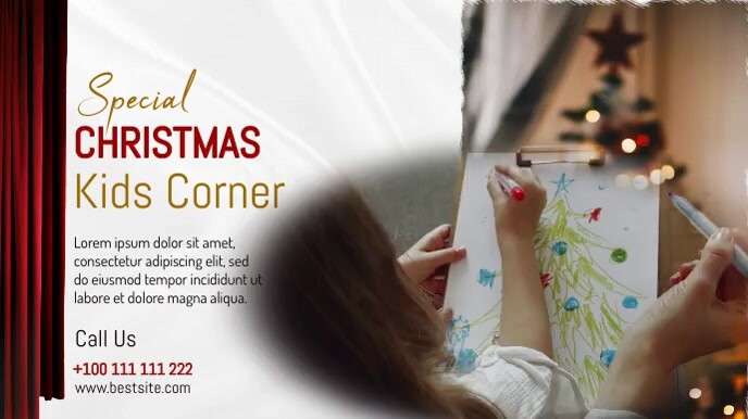 CHRISTMAS kids VIDEO Template | PosterMyWall