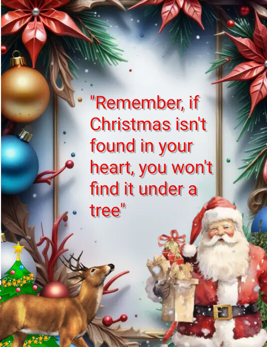 Christmas lesson flyer Template | PosterMyWall