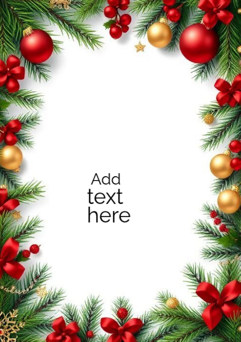 Christmas letter background Template | PosterMyWall