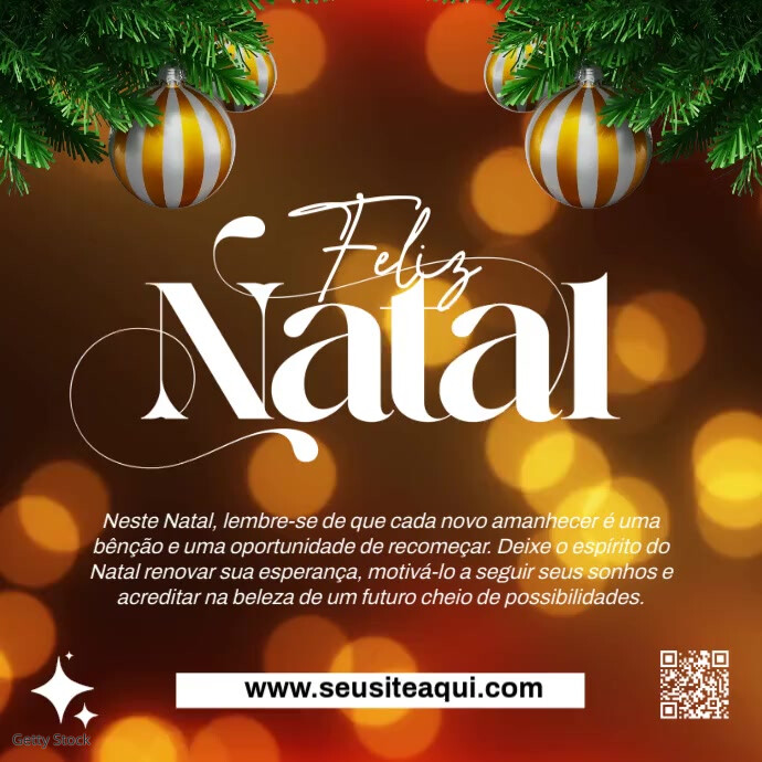 Christmas light post Template | PosterMyWall