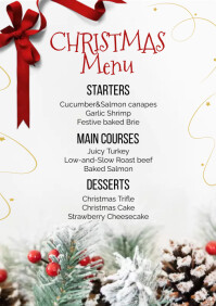 Christmas price list Template | PosterMyWall