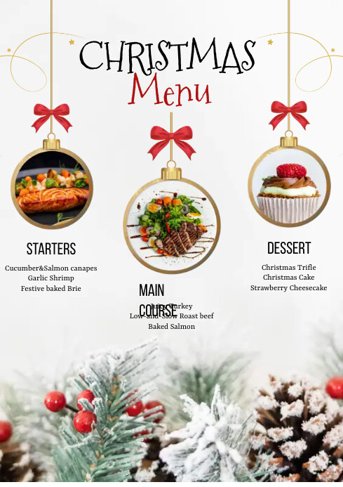 Christmas list Template | PosterMyWall
