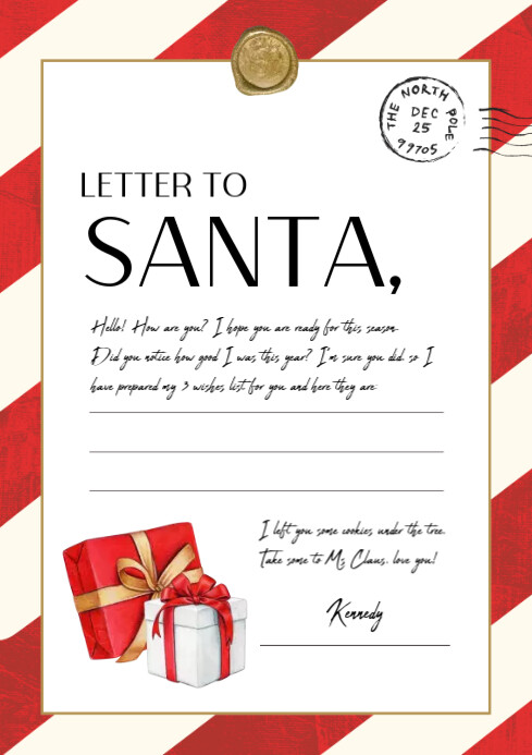 Copy of Christmas List Flyers | PosterMyWall