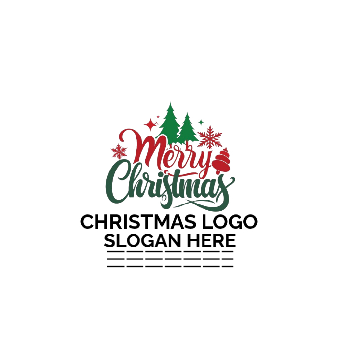 CHRISTMAS LOGO Template | PosterMyWall