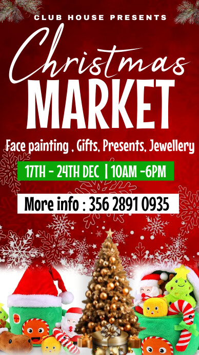 christmas market Template | PosterMyWall