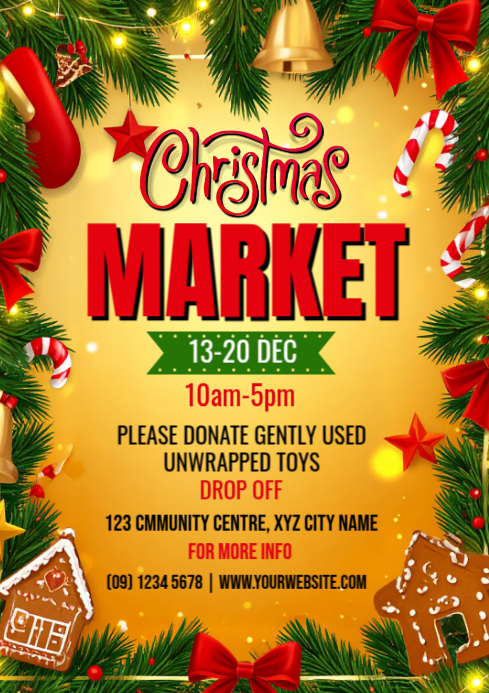 Christmas Market Template | PosterMyWall