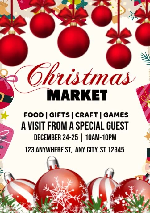 Christmas Market Template | PosterMyWall
