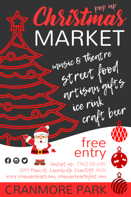 christmas market Template | PosterMyWall