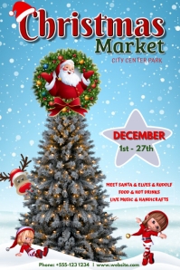 christmas market Template | PosterMyWall