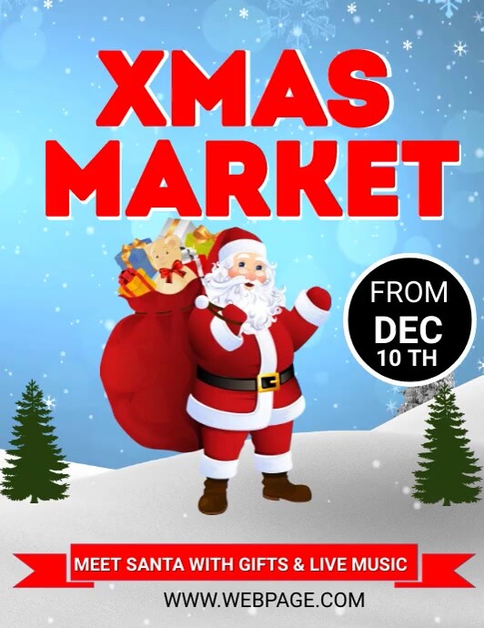 christmas market Template | PosterMyWall