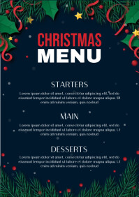 Christmas Menu Ads Template | PosterMyWall
