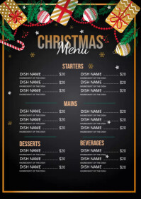 Christmas Menu Ads Template | PosterMyWall
