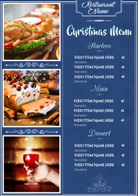 Christmas Menu Card Template | PosterMyWall