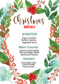 Christmas Menu Ads Template | PosterMyWall