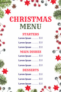 Winter Menu Design Template | PosterMyWall