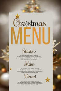 Christmas Food Menu Template | PosterMyWall