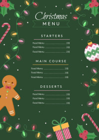 Merry Christmas Menu Template | PosterMyWall