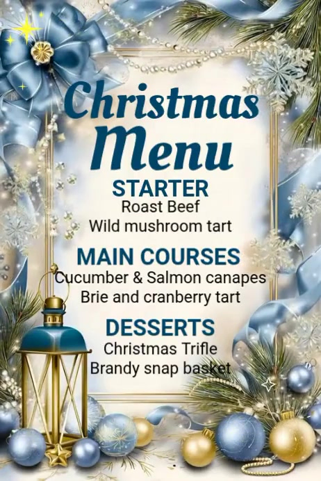 Christmas Menu Offer Template | PosterMyWall