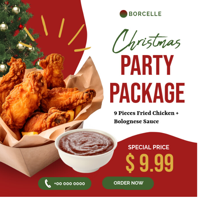 christmas menus Template | PosterMyWall