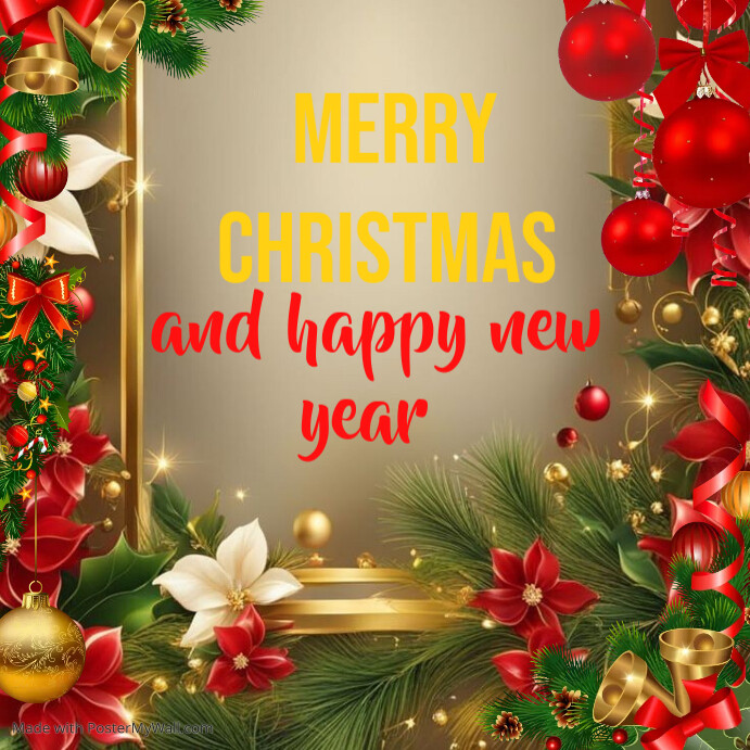 Christmas merry church Template | PosterMyWall