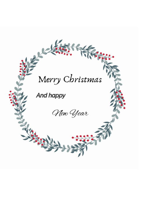 Merry Christmas Template | PosterMyWall