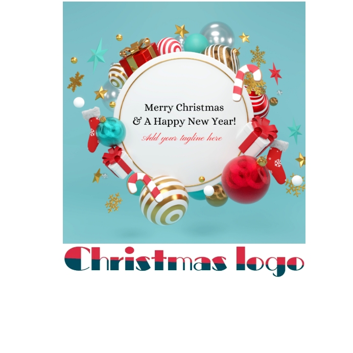 Christmas merry logo Template | PosterMyWall