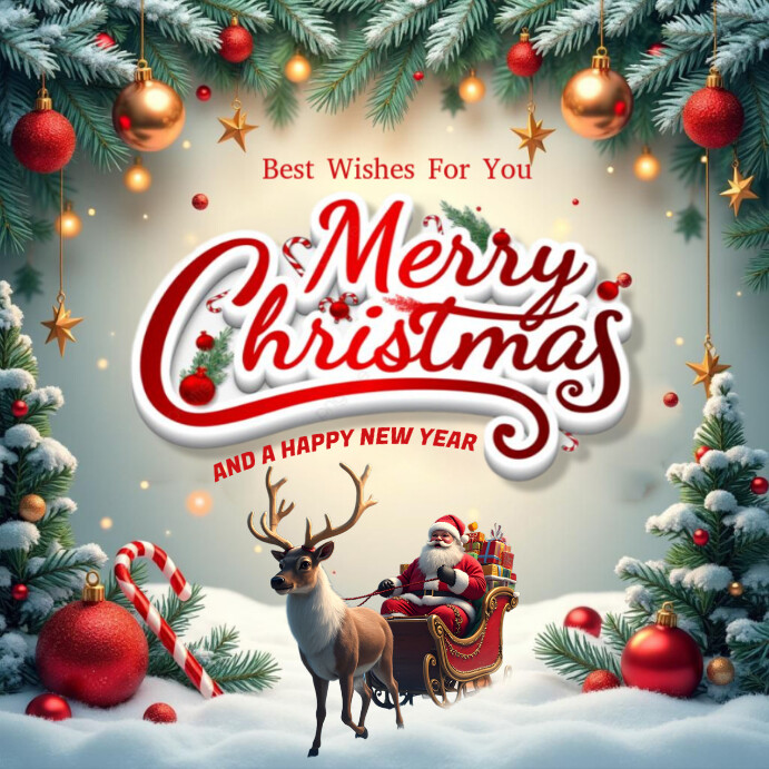 christmas message Template | PosterMyWall