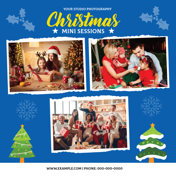 christmas mini sessions template | PosterMyWall