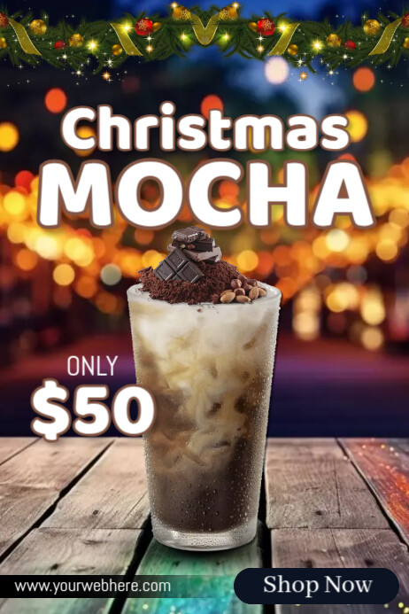 Christmas Mocha Template | PosterMyWall