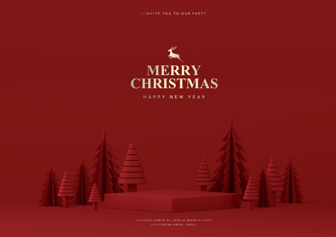 Christmas Mockup Template | PosterMyWall