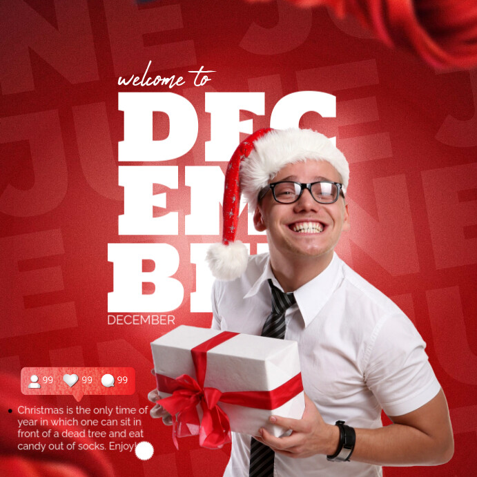 Christmas month flyer design Template | PosterMyWall