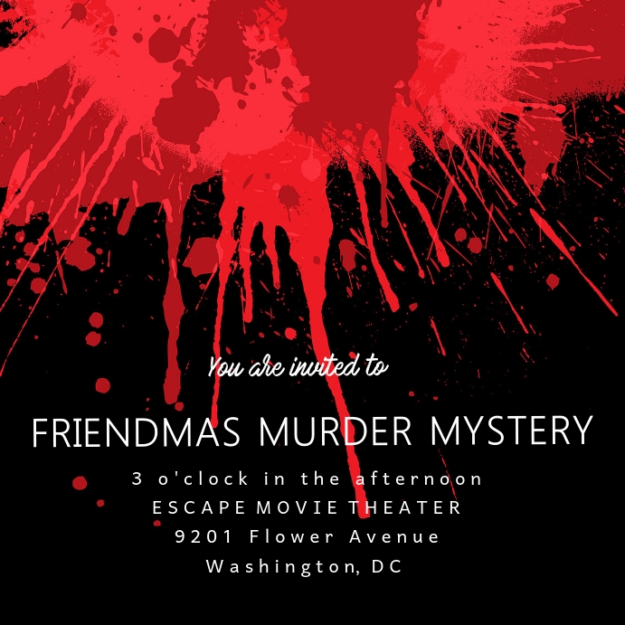 Christmas Murder Mystery | PosterMyWall