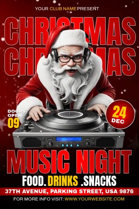 Copy of Christmas Music Night | PosterMyWall