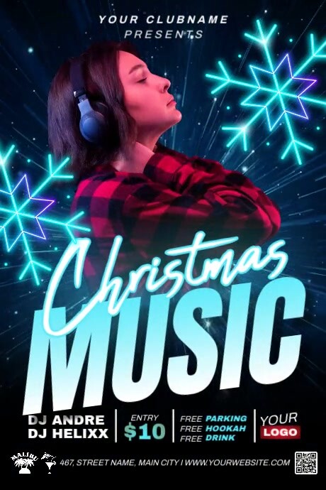 Christmas Music Night Template | PosterMyWall
