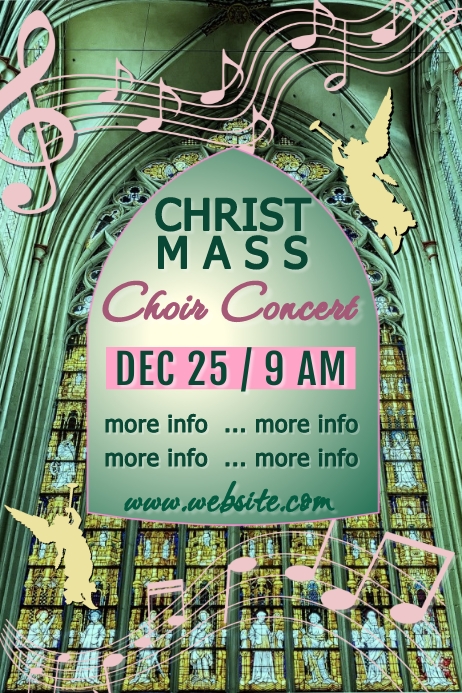 Christmas Musical Poster (1) Template | PosterMyWall