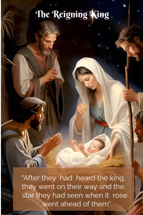 Christmas nativity Template | PosterMyWall