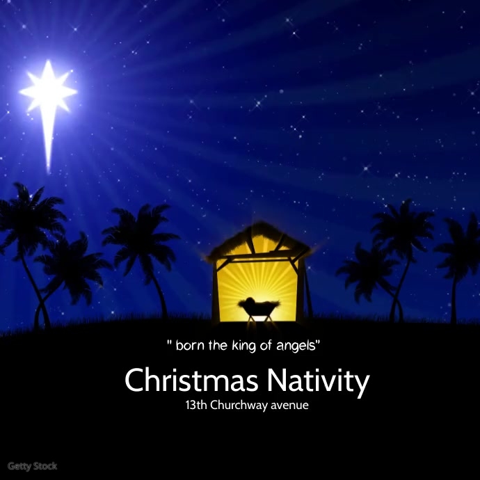 Copy of Christmas Nativity | PosterMyWall