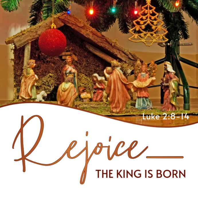 Christmas nativity scene Template | PosterMyWall