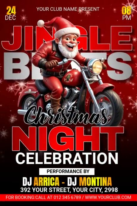 Christmas Night Celebration Template | PosterMyWall