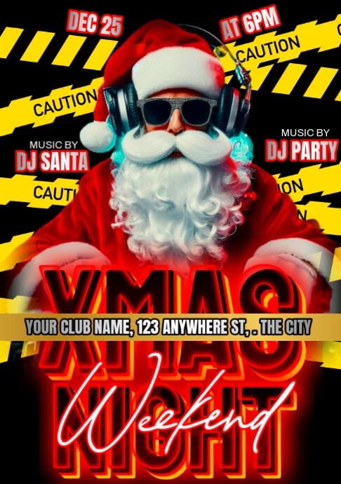 Christmas Night Template | PosterMyWall