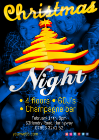 Christmas Night Poster Template | PosterMyWall