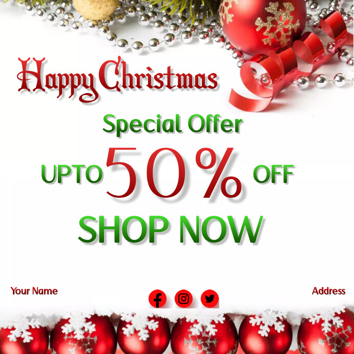 Copy of Christmas Offer | PosterMyWall