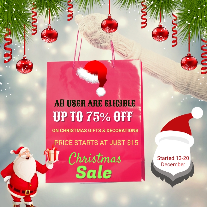 Christmas offer Template | PosterMyWall