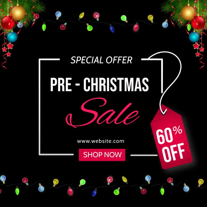 Christmas offer Instagram Post Template | PosterMyWall