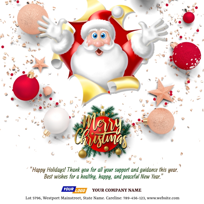 Christmas Online Greeting Card Template | PosterMyWall