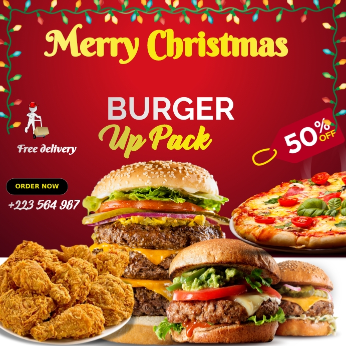 Christmas Orders Template | PosterMyWall